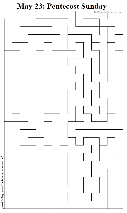 May 23: Pentecost Sunday - The Mass Box